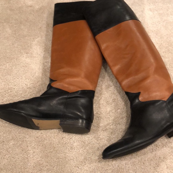J. Peterman | Shoes | Vintage Jpeterman Leather Two Tone Riding Boots ...